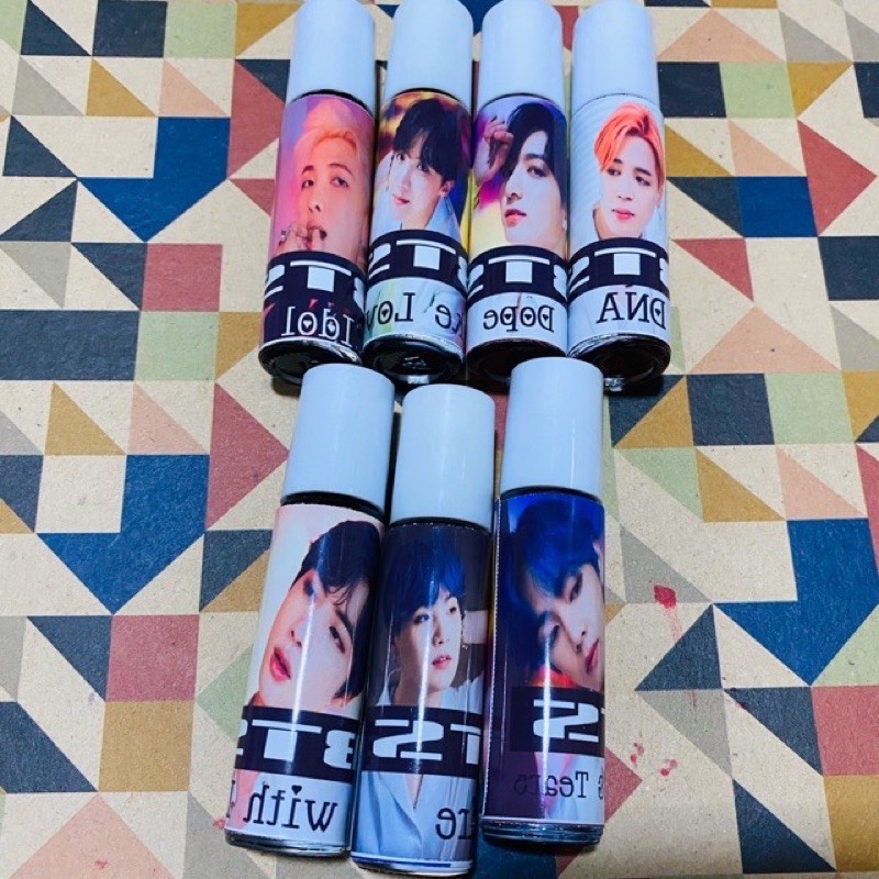 7pcs Set BTS design Lip and Cheek tint | Shopee Philippines