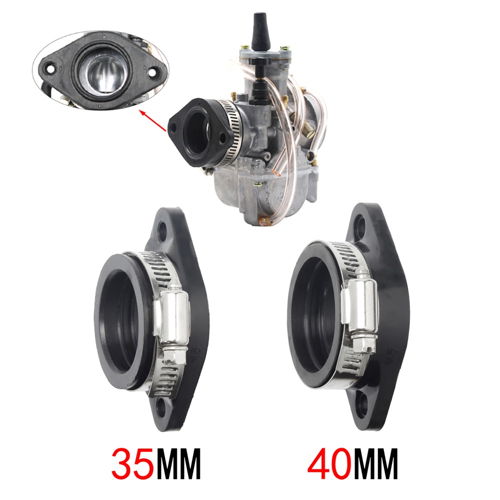 Universal Rubber Adapter Inlet Intake Pipe Carb Carburetor Adapter 35mm ...