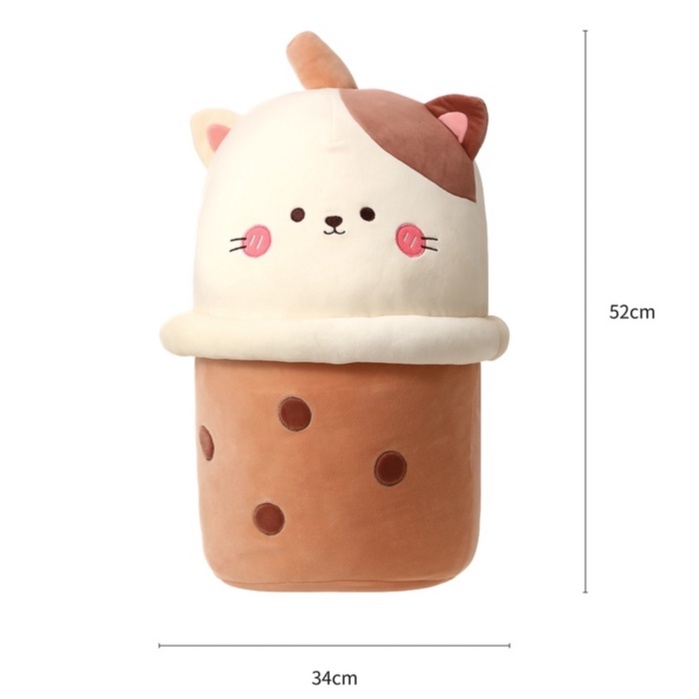 Miniso Beverages Series Pillow Strawberry Milk Shake and Little Bear ...