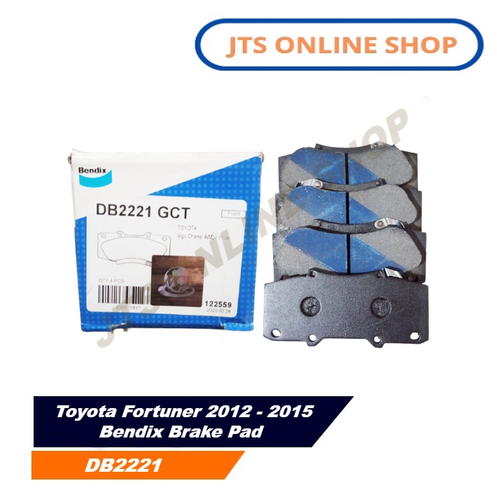 Toyota Fortuner 2012 - 2015 Bendix Brake Pad DB2221 | Shopee Philippines