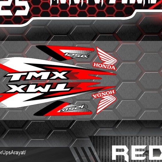 Tmx 125 Custom Decals Laminated | Shopee Philippines