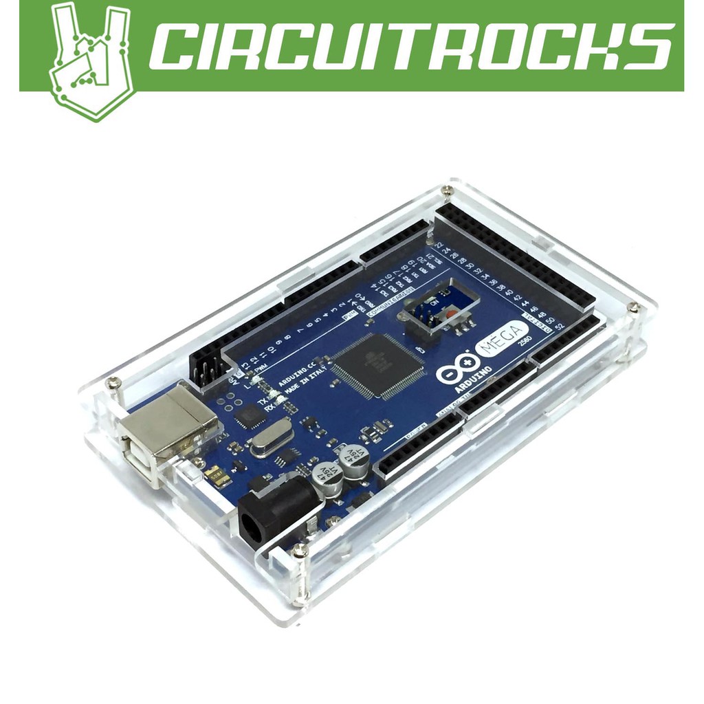 Mega 2560 with USB Cable + Acrylic Enclosure Arduino Compatible ...
