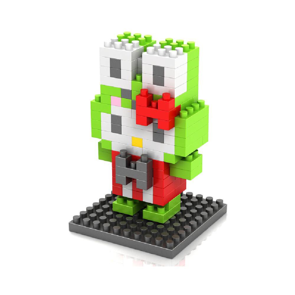 Bricks NANO BLOCK GIFT MEDIUM 9176 HK GREEN COSTUME. | Shopee Philippines