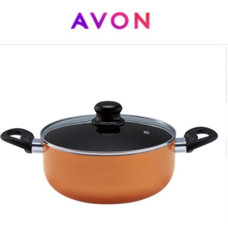 Avon NON STICK SIENNA COOKING POT | Shopee Philippines