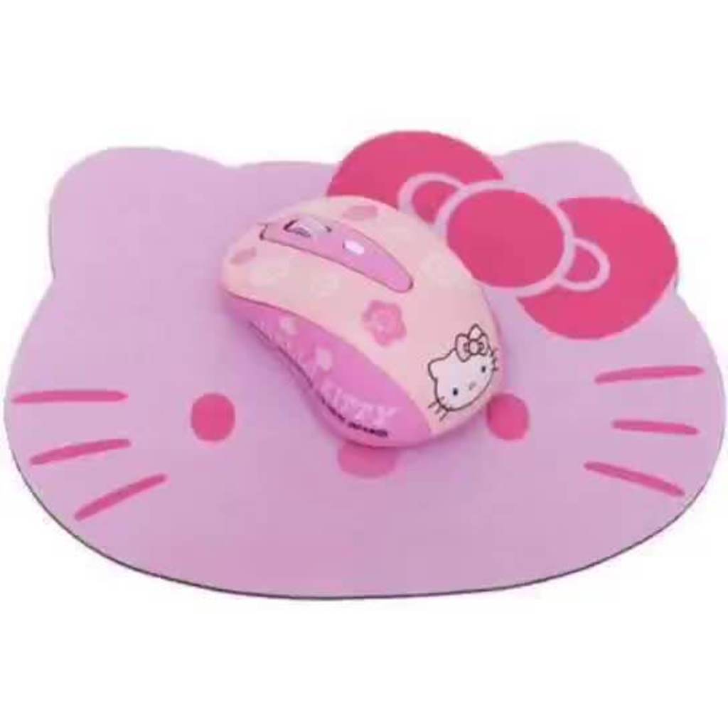 2.4G Hello-Kitty Wreless Mouse Portable Slient Ergonomic Optical Gaming ...