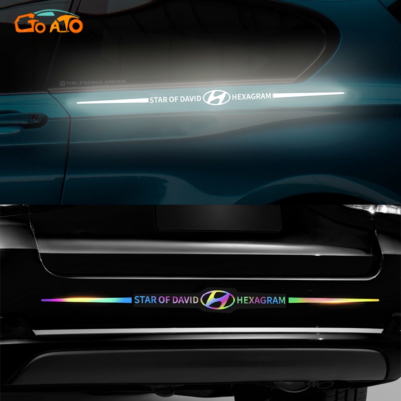 GTIOATO 65CM Car Sticker Colorful Laser Stickers Reflective Waterproof ...