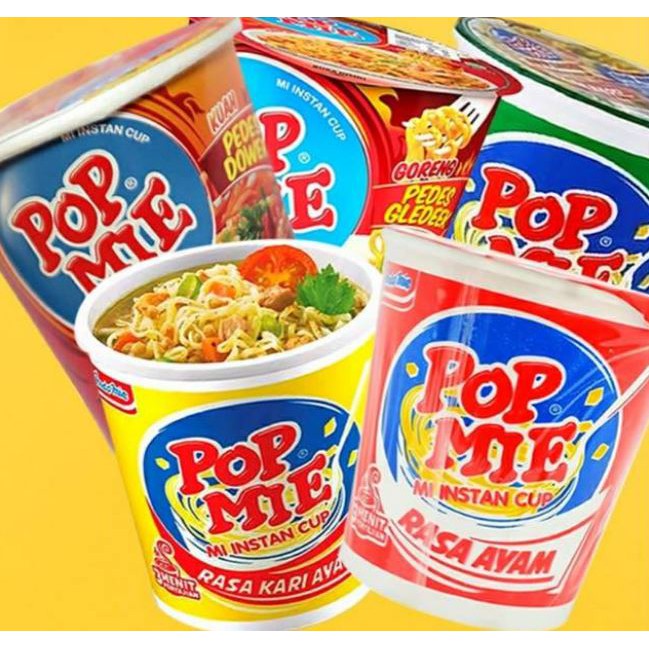 POP MIE INDONESIAN INSTANT NOODLES CUP FROM INDOFOOD INDONESIA | Shopee ...