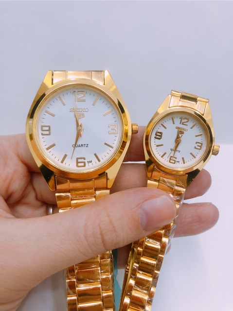 Fashion Couple Gold Watch(Number Face) presyo ₱90