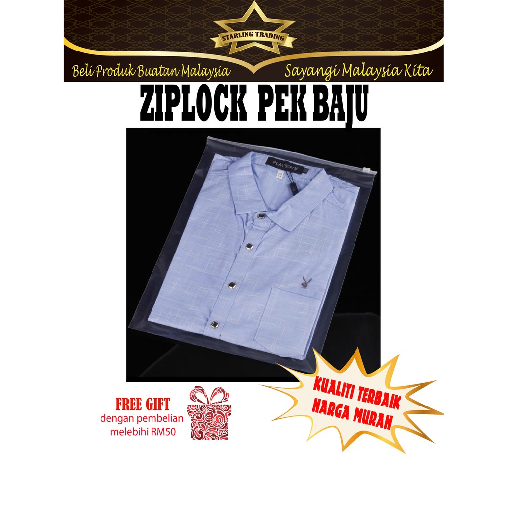Plastik Zipper Baju - Perumperindo.co.id
