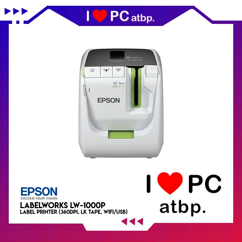 Epson LabelWorks LW-1000P Label Printer (360DPI, LK Tape, WiFi/USB ...