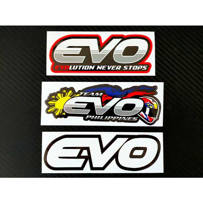 EVO Vinyl Sticker Laminated | Shopee Philippines