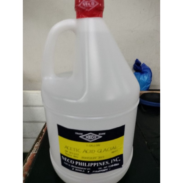 ACETIC ACID GLACIAL 99.5%, 1 gal (max of 4gals/check out) | Shopee ...