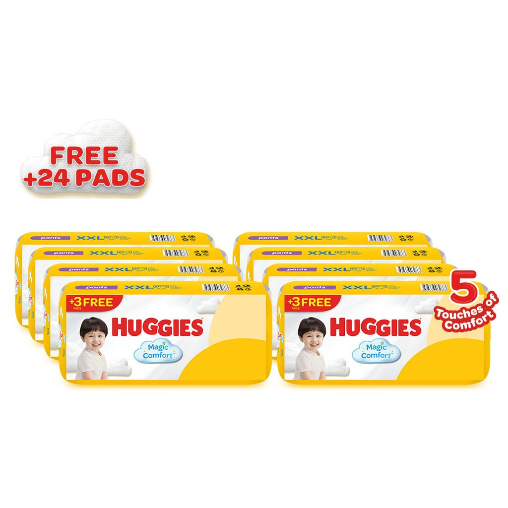Huggies Magic Comfort Jumbo XXL 248 Pieces | Shopee Philippines