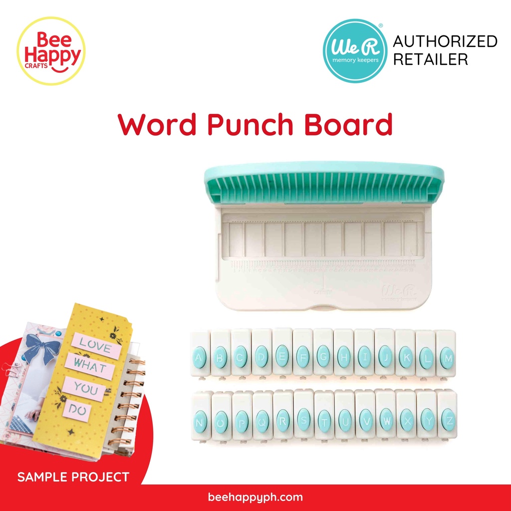 Word Punch Board We R Memory Keepers | Shopee Philippines