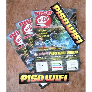 Piso Wifi Box Sticker Only | Shopee Philippines