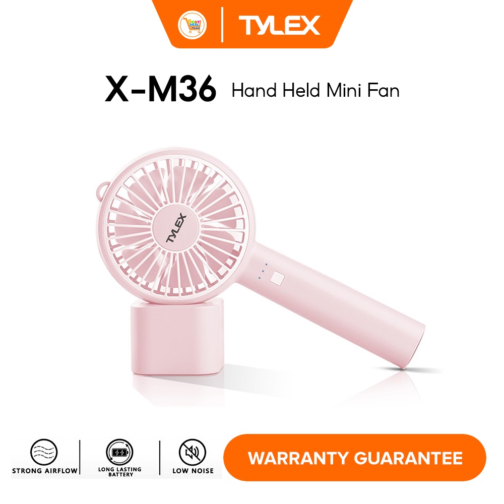 TYLEX X-M36 Portable Hand Held Rechargeable Mini Fan | Shopee Philippines