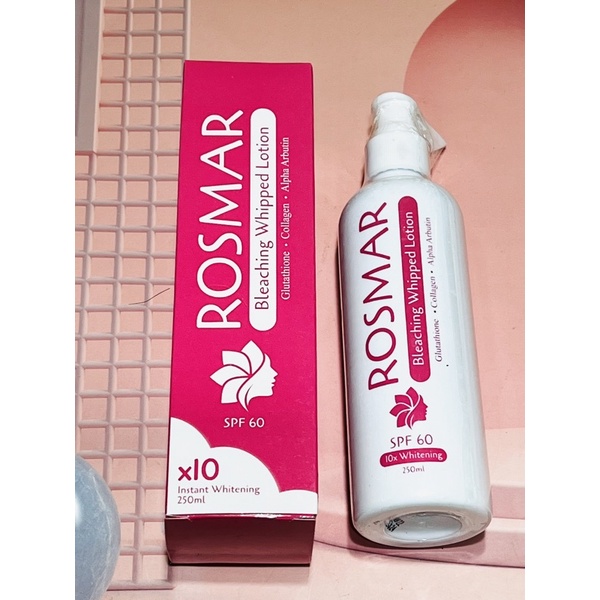 ROSMAR Bleaching Whipped Lotion 250ml | Shopee Philippines