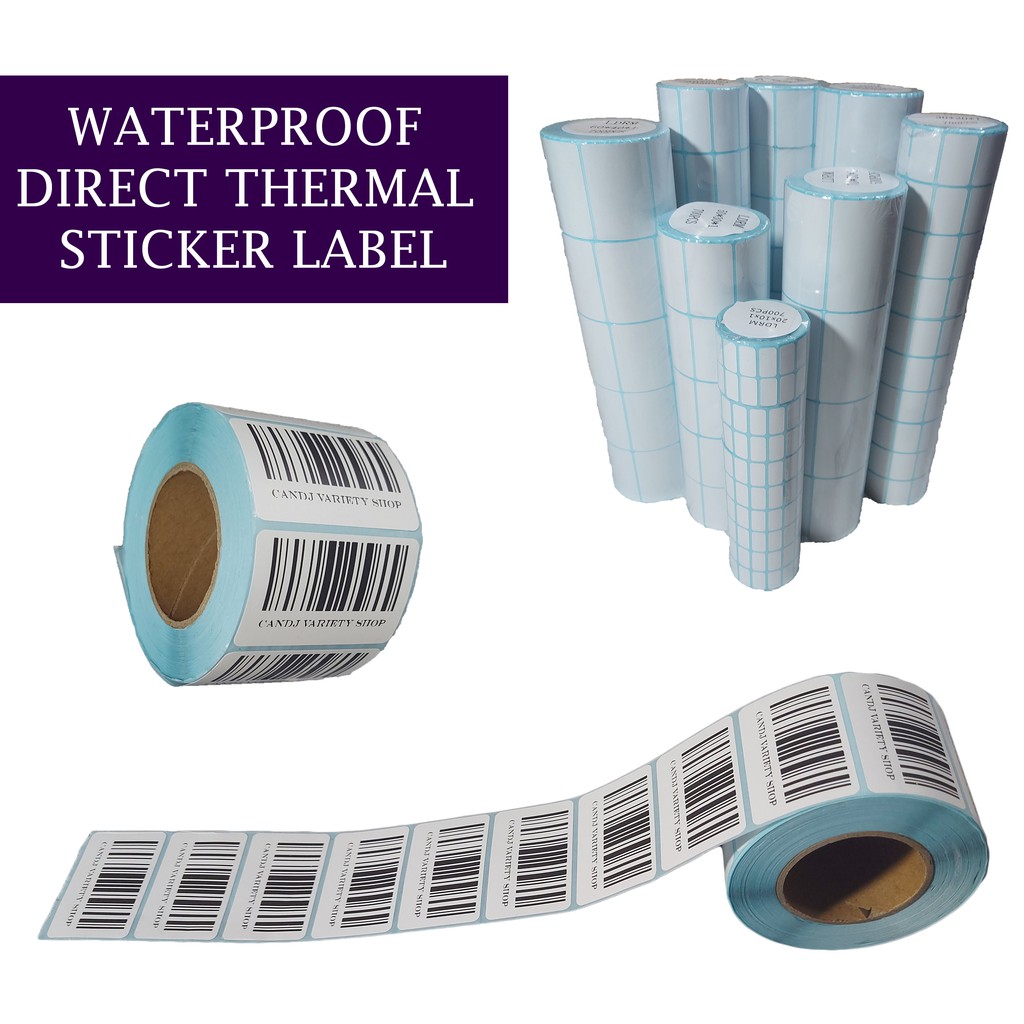 High Quality Waterproof Thermal Barcode Sticker Paper for Label (700 ...
