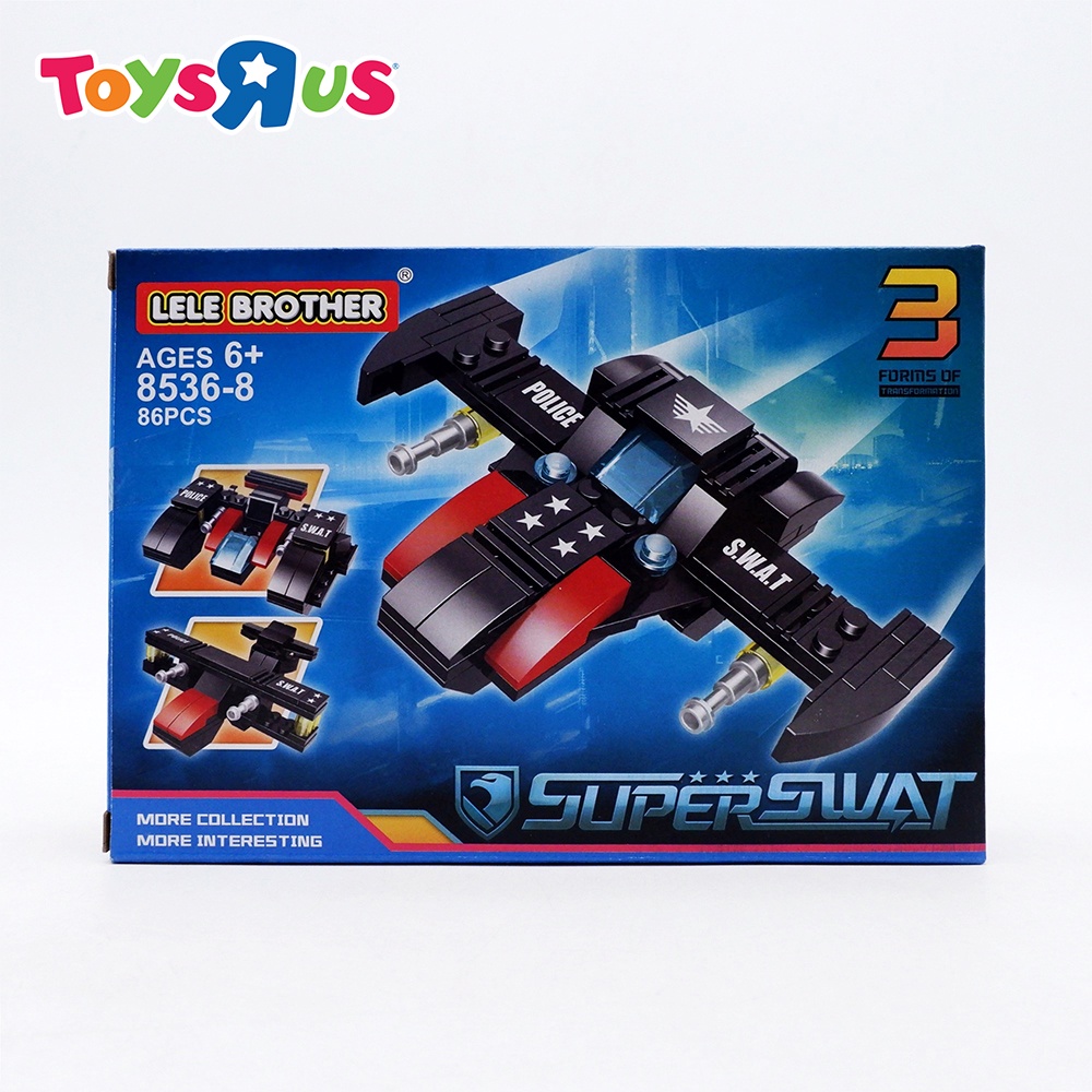 Lele Brothers Blocks 86 pcs Swat Police Plane | Shopee Philippines