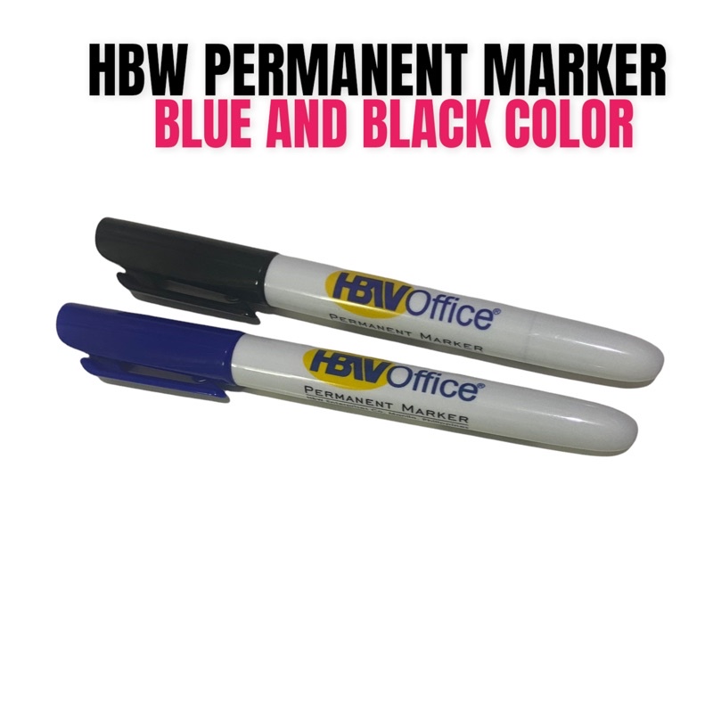 HBW PERMANENT MARKER #600 Fine Point SOLD PER PC | Shopee Philippines