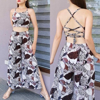JELINE TERNO SQUAREPANTS SLIT | Shopee Philippines
