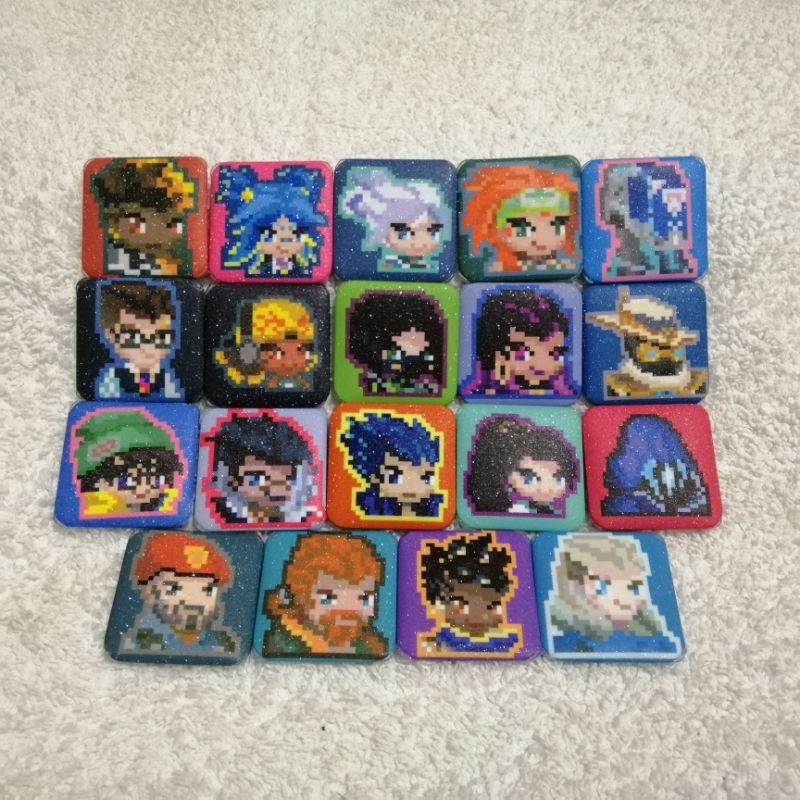 Pixel Valorant Square Pins | Shopee Philippines