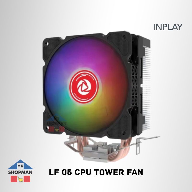 INPLAY LF05 CPU Tower Fan RGB Cooler | Shopee Philippines