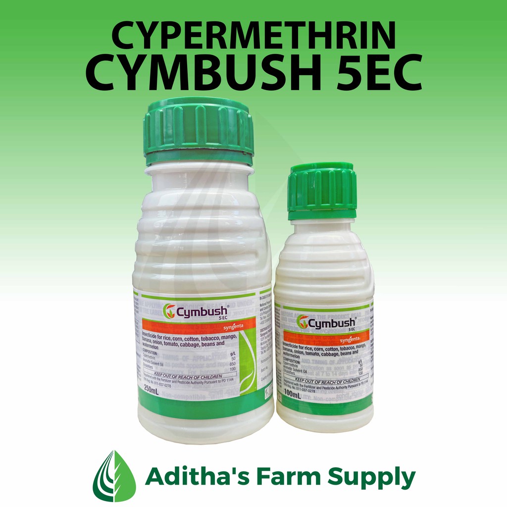 Cypermethrin: Cymbush 5EC (Insecticide) 100ml / 250ml | Shopee Philippines