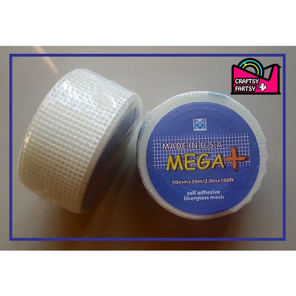 (PER ROLL) Fiberglass Mesh Tape / Gypsum Tape / Gasa Tape 30m/Pot Hole ...