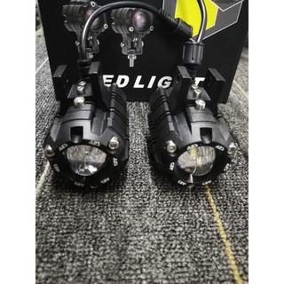 ORIGINAL AES POWERING MINI DRIVING LIGHTS V5 WHITE YELLOW | Shopee ...