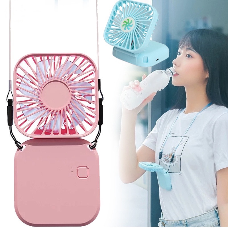 Summer Mini Portable Foldable Plastic Table Electric Fan With Hanging ...
