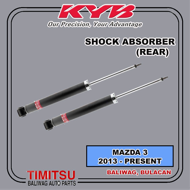 SHOCK ABSORBER REAR SET LEFT AND RIGHT MAZDA 3 2013-UP PART NO. 3430041 ...