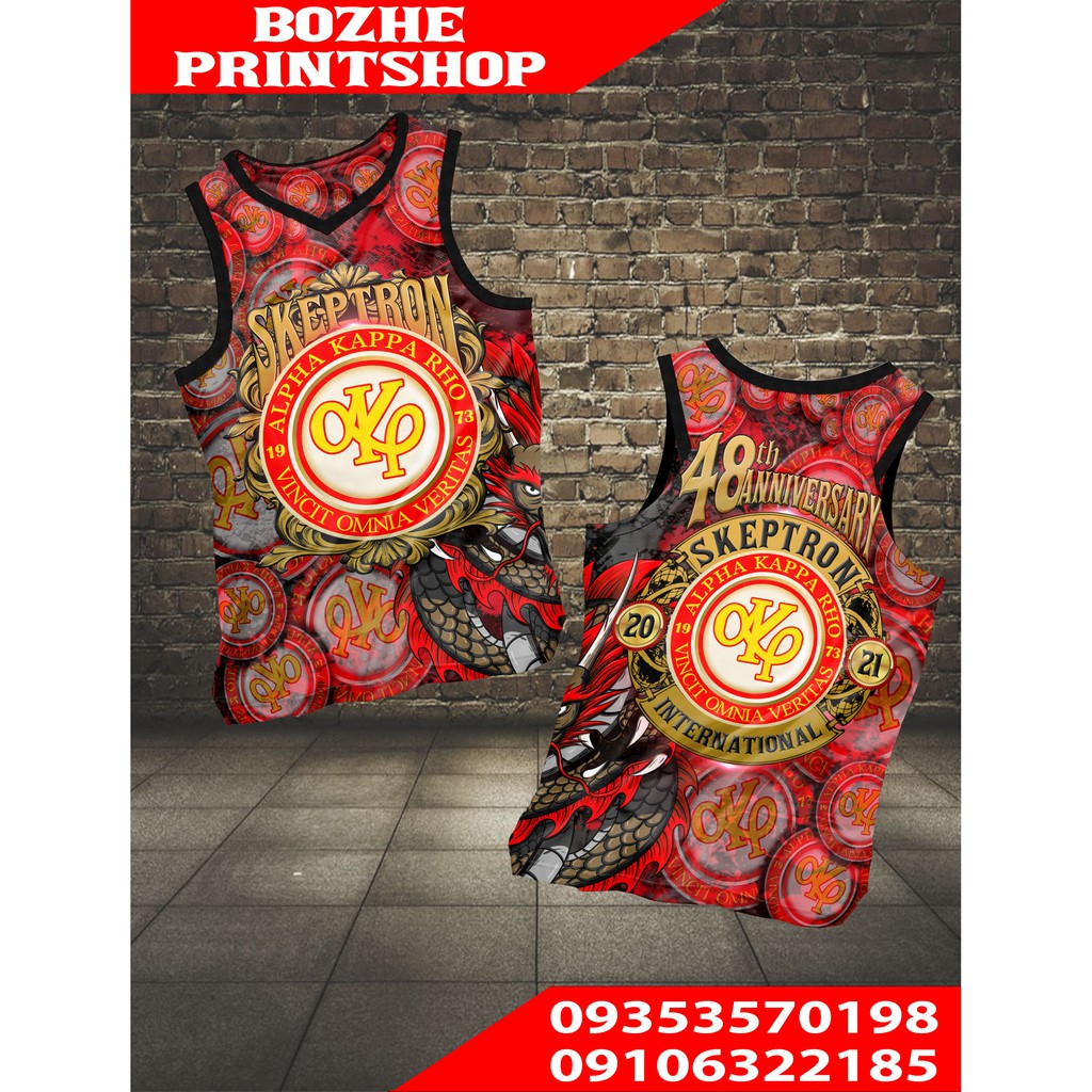 Full Sublimation, Sleeveless Shirt, Full Print Sando, Jersey, ALPHA ...