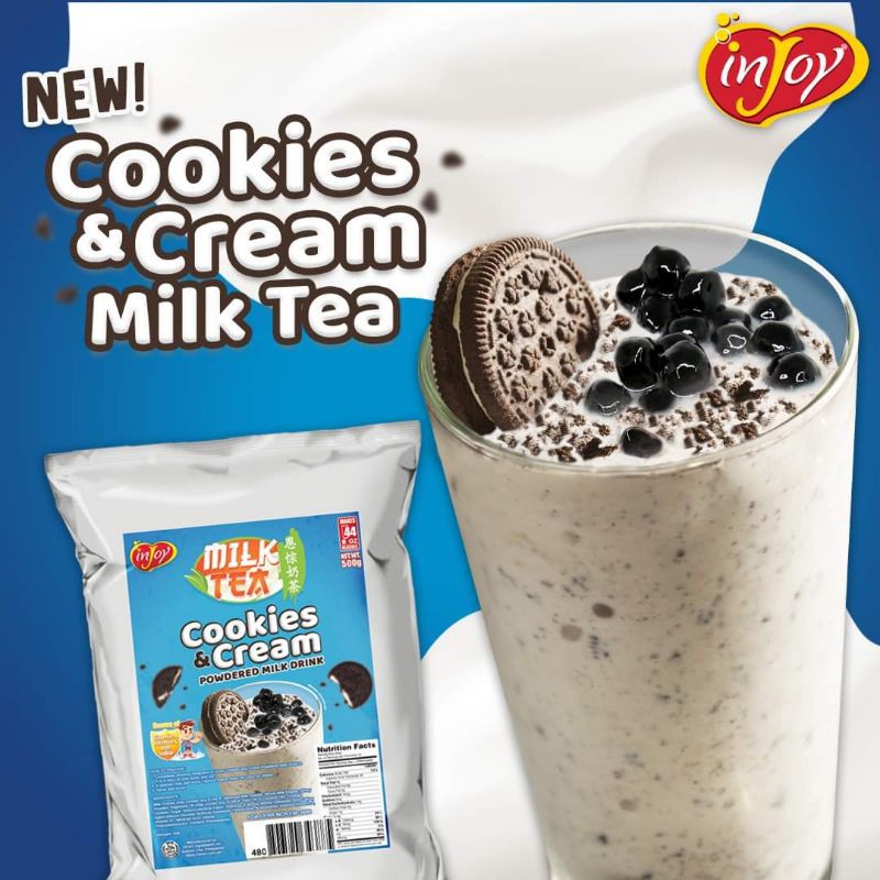 Milk Tea With Cookies