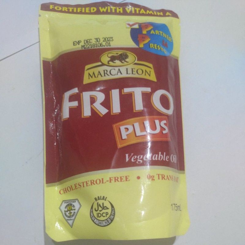 Marca Leon Frito plus vegetable oil 175ml | Shopee Philippines