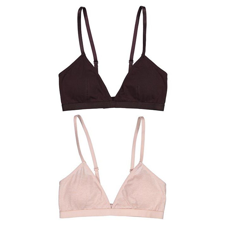 BENCH/ 2-In-1 Pack Bra - Melange Skintone / Brown | Shopee Philippines