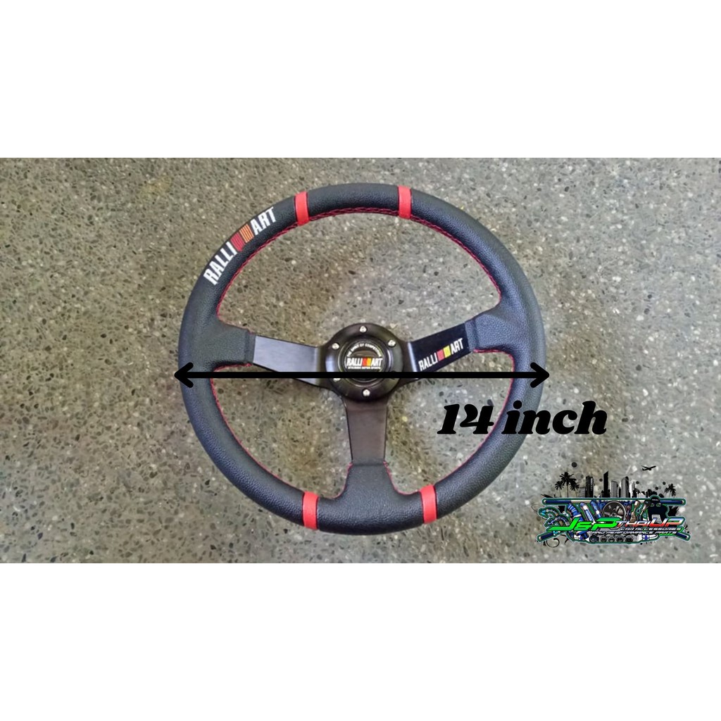 Express Delivery Mitsubishi Ralliart 14" inch Steering Wheel High ...