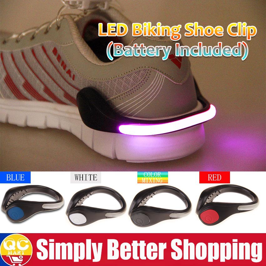 LED Luminous Shoe Clip Outdoor LED Luminous Night Running Shoe Safety ...