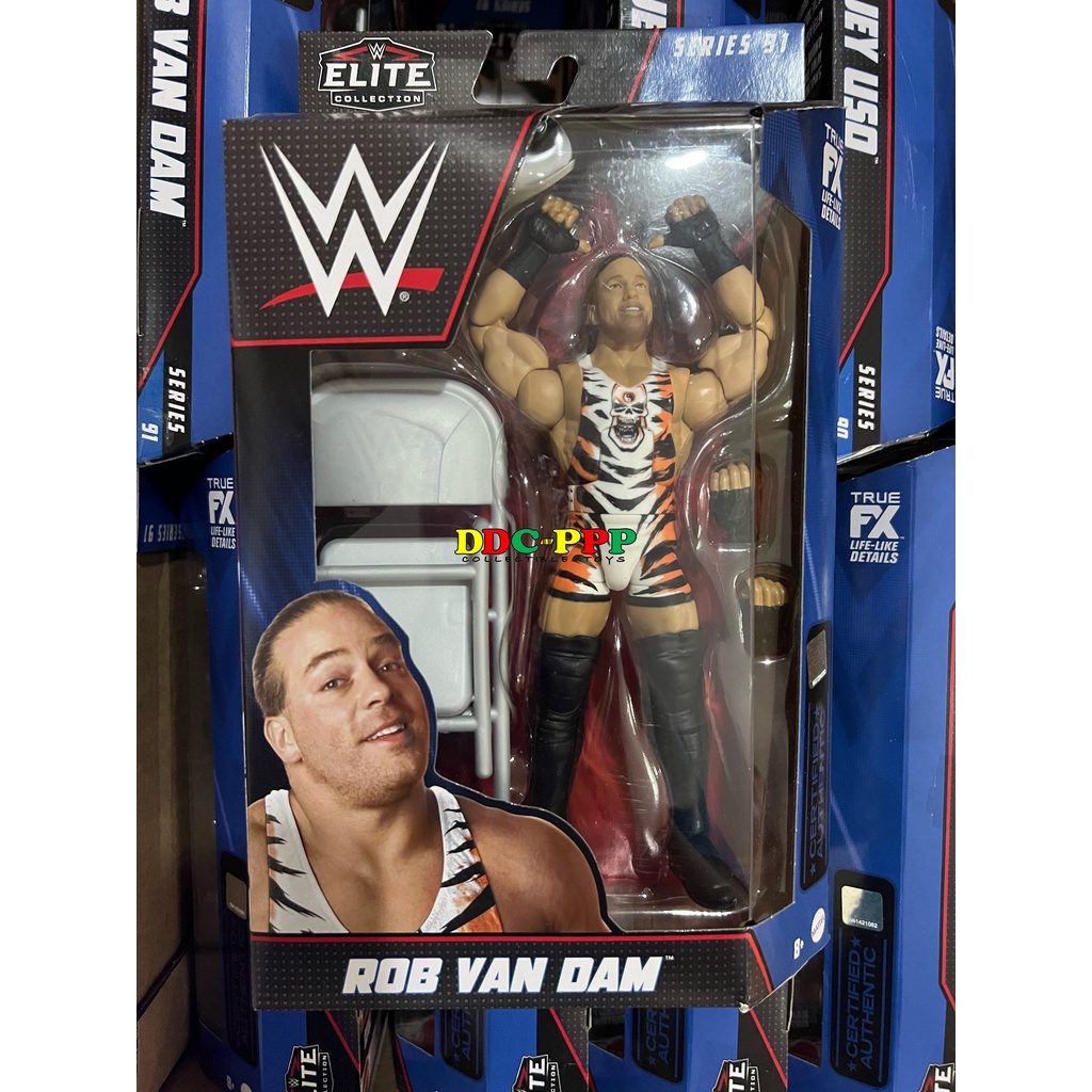 ROB VAN DAM WWE Elite Collection Series 91 Action Figure MATTEL (SEALED ...