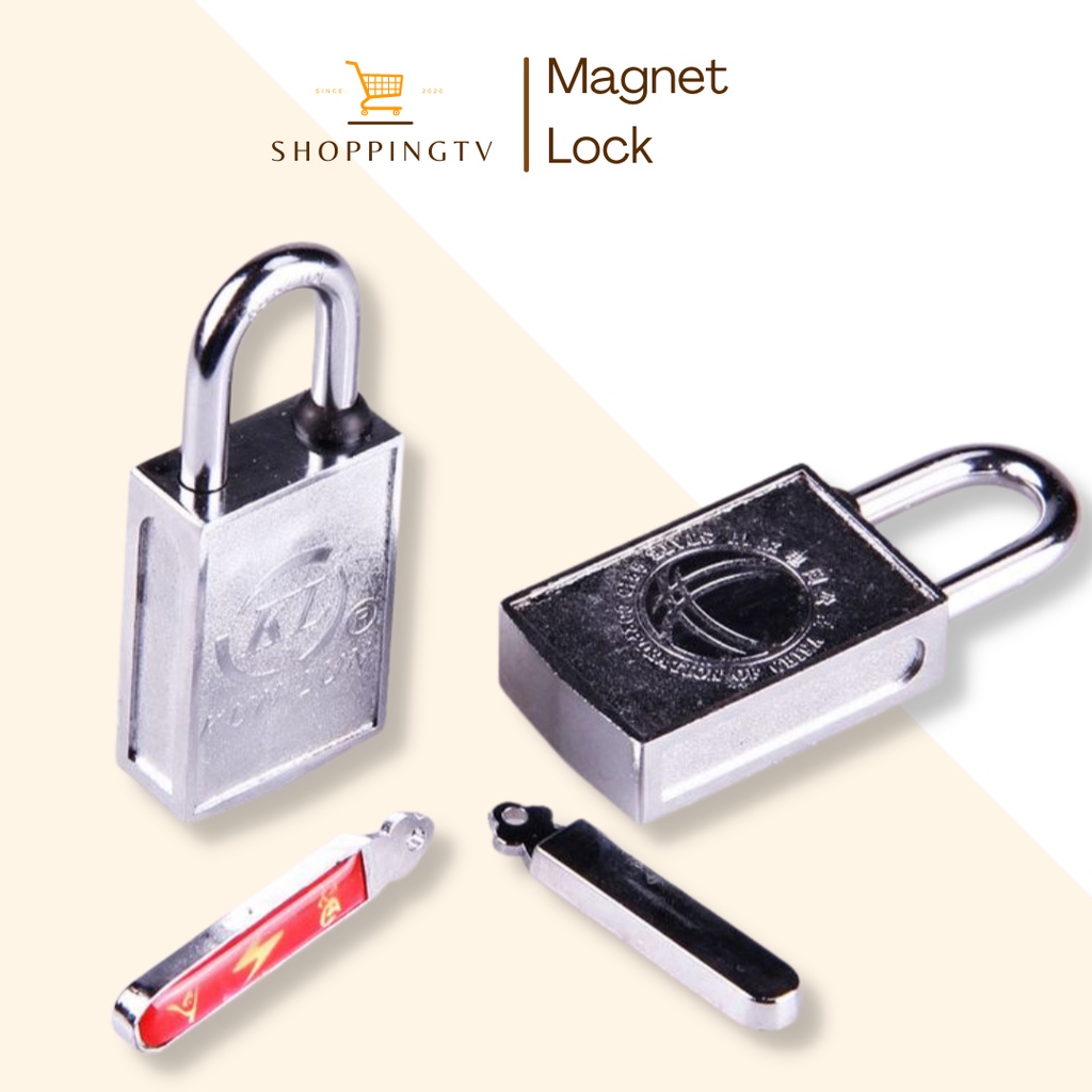 Magnet Key Lock Kunlun Magnetic Padlock Anti-theft Anti-rust Lock ...
