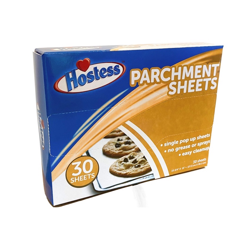 Hostess Parchment Sheets For Baking 30 Sheets (27.3 cm x 38.1 cm ...