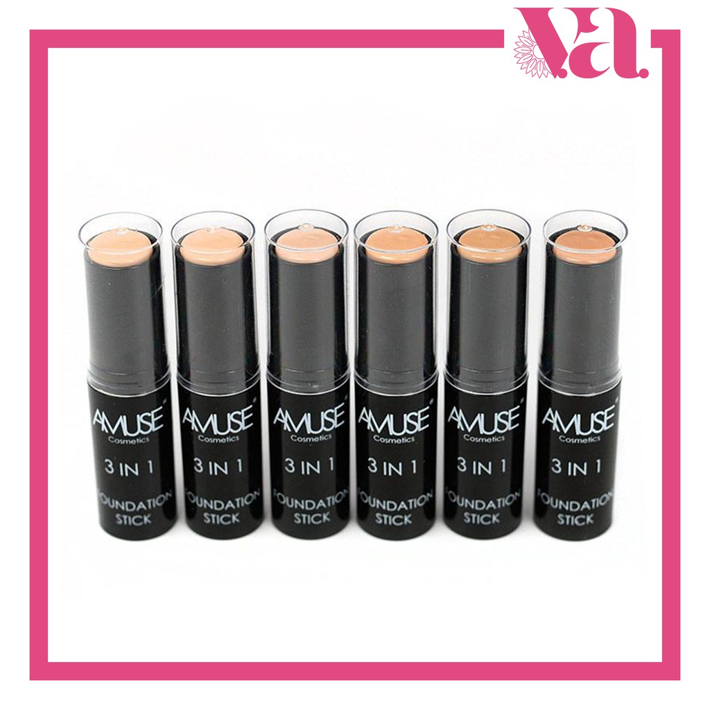AMUSE 3 in 1 Foundation Stick | Shopee Philippines