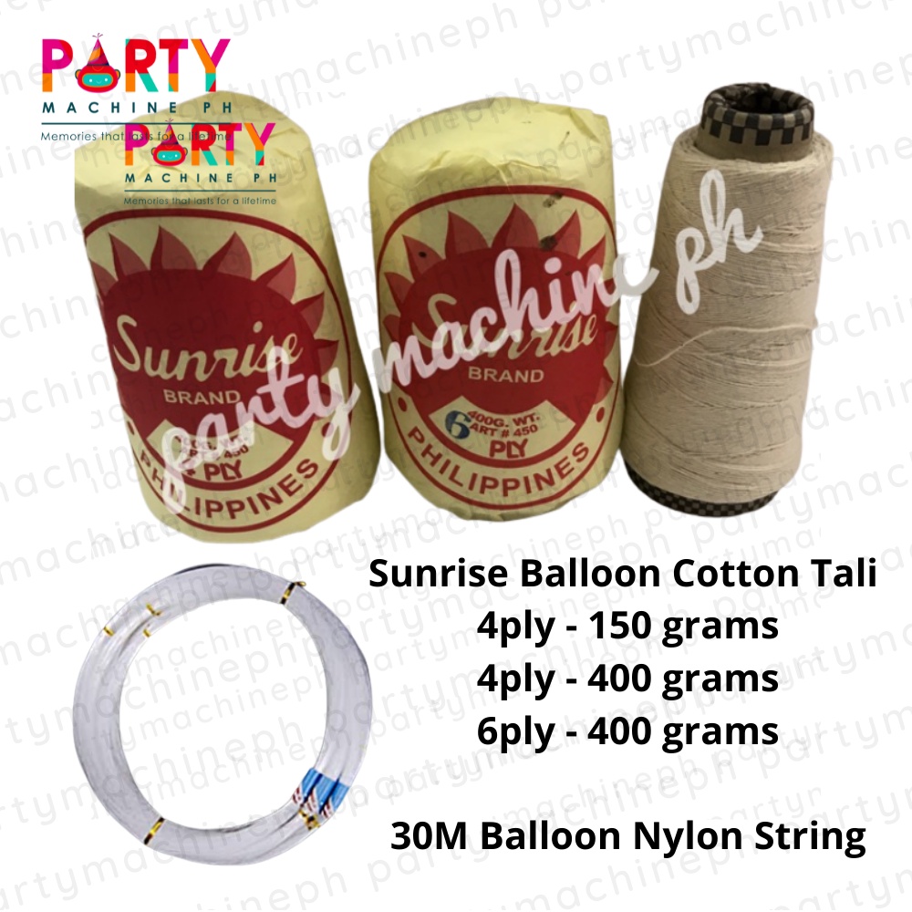 Balloon String / Balloon Yarn / Balloon Tali / Helium Balloon thread ...