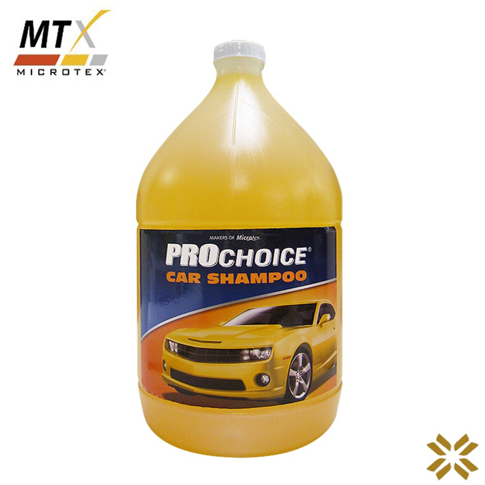 Microtex Prochoice Shampoo 1Gal (pH Neutral 4 Liters, MTX Car Care ...