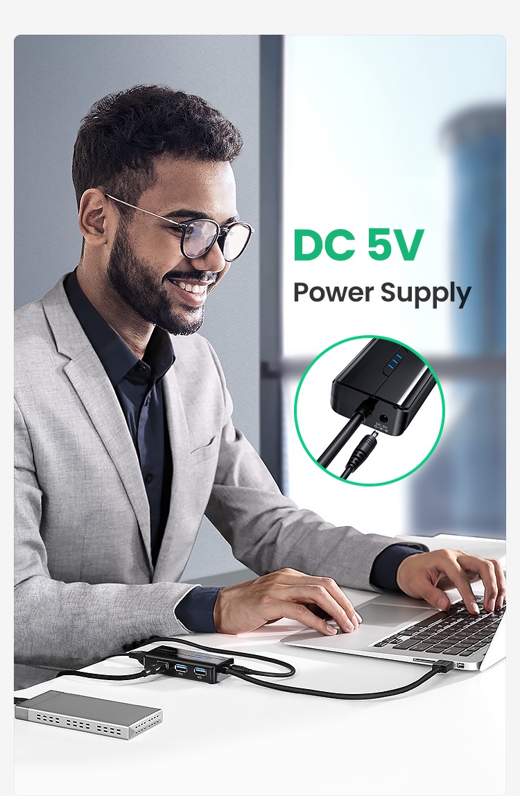 UGREEN USB3.0 Ethernet Adapter 1000Mbps USB RJ45 USB HUB For Laptop ...