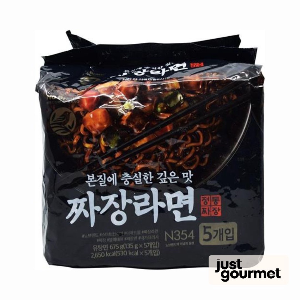 No Brand Korea Jjajang Ramen 135g x 5s | Shopee Philippines