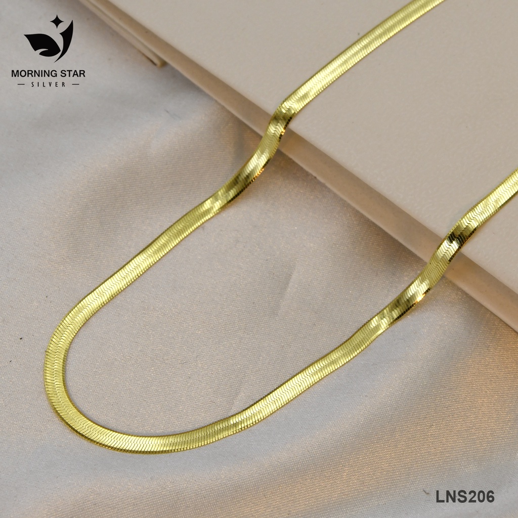 Gold plated Genuine silver COATED Gold LNS206 Necklace 92.5% Sterling ...