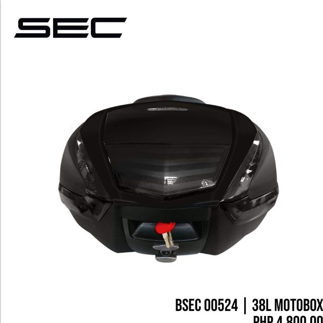 SEC top box 38 Liters with backrest | Shopee Philippines