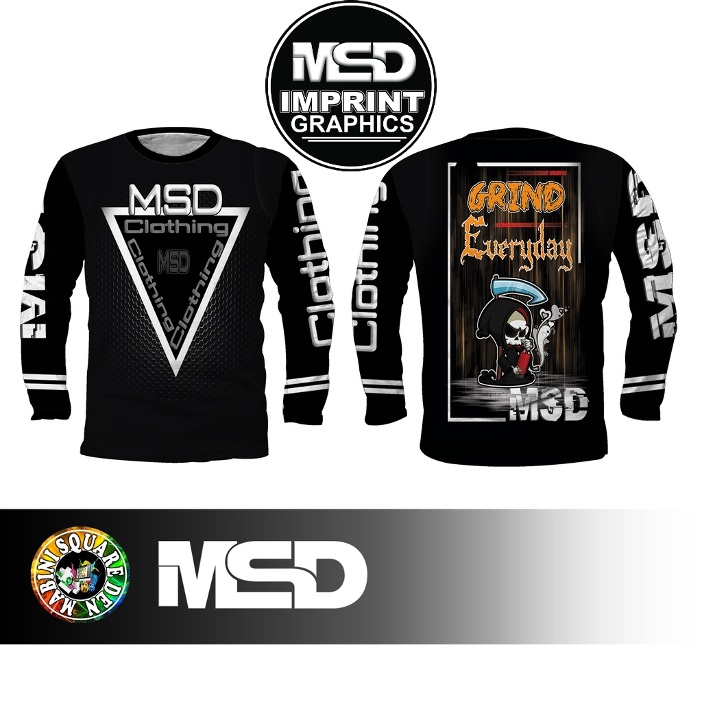 MSD CLOTHING LINE NEW DESIGNS LONGSLEEVE FULL SUBLIMATION V2 | Shopee ...