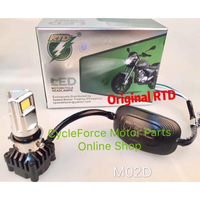 motorcycle RTD Brand Headlight 25w Led M02D tri led (high and low all ...